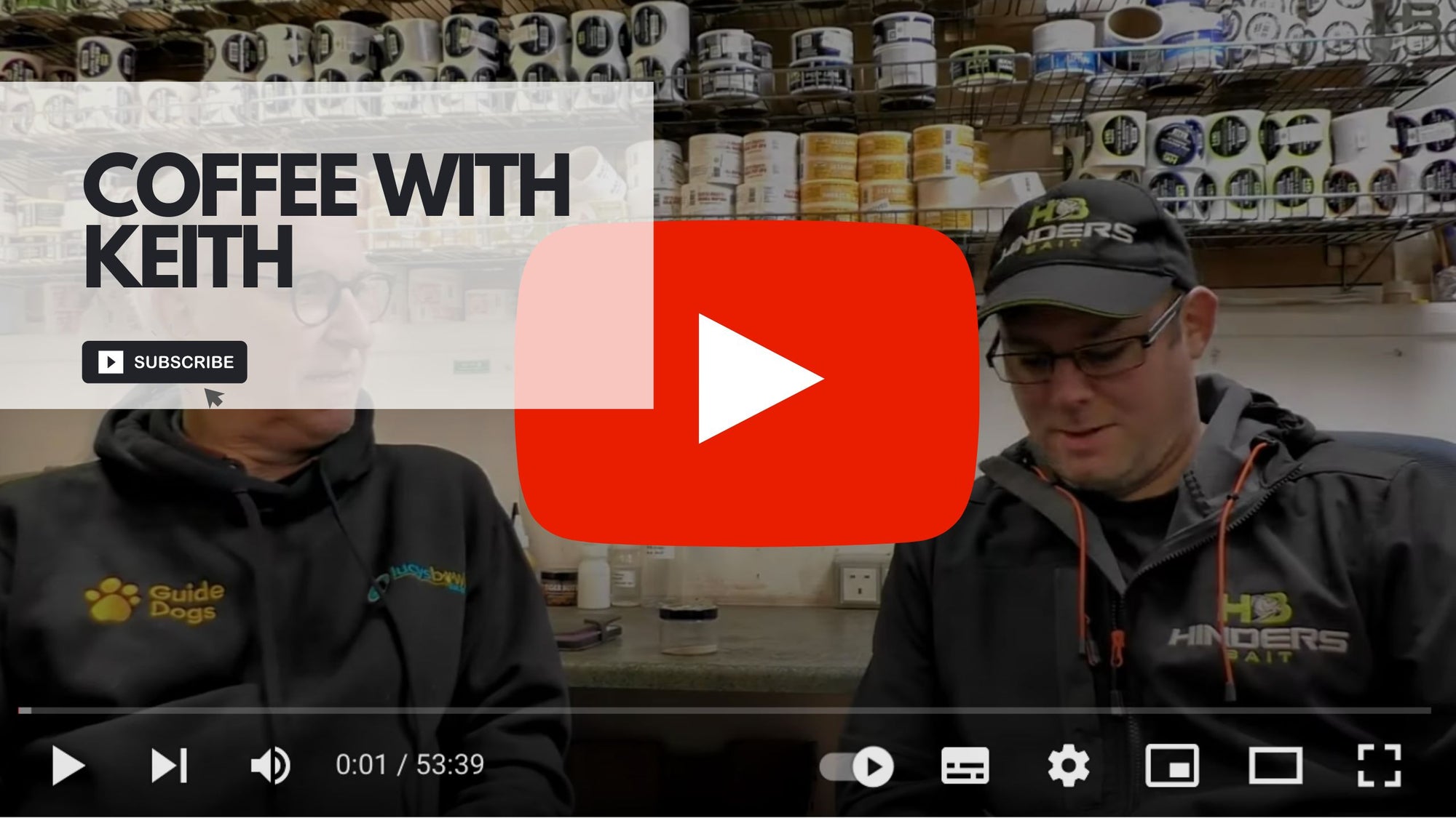 Steve Clarke and Dr Keith Sykes Join Forces for Coffee With Keith – Do - Hinders Baits